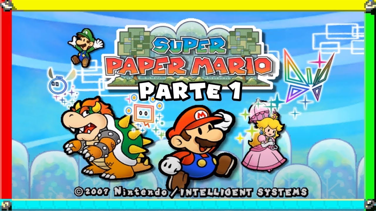 SUPER PAPER MARIO, UM RPG DIFERENTE! - Parte 1 - YouTube