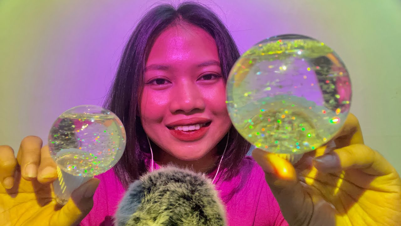 Asmr No Talking 🤐 Water Globes Satisfying Sound For Sleep 💤 Mouth