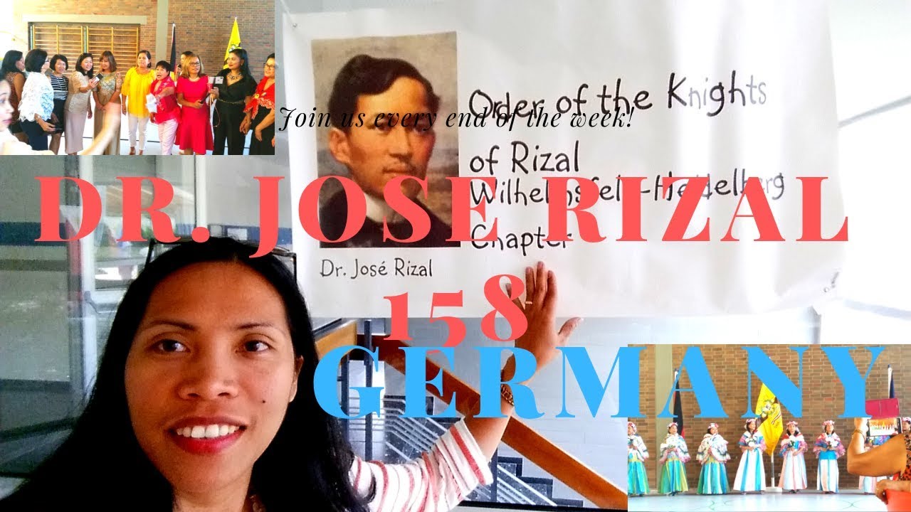 EXCITING AT Dr. JOSE RIZAL'S 158th BIRTHDAY | RIZAL PARK WILHELMSFELD ...