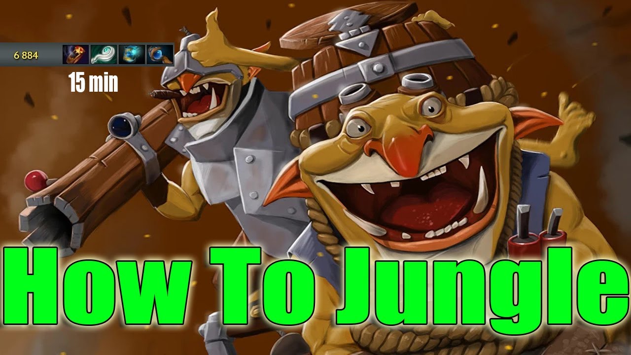 DoTa 2 How To jungle Techies Patch 7.27d 6800 gold - YouTube