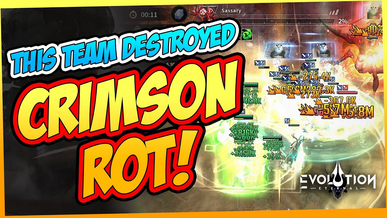 THIS TEAM DESTROYED CRIMSON ROT BOSS | ETERNAL EVOLUTION - YouTube