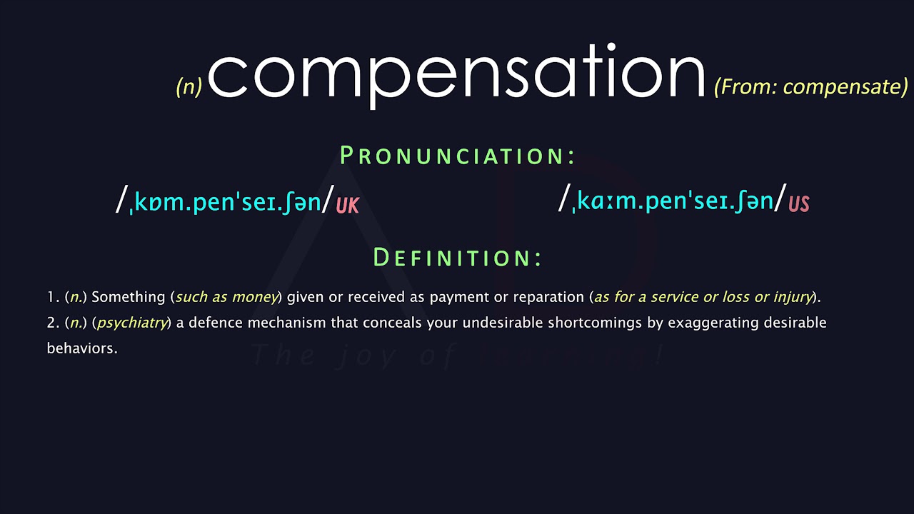 Compensate Meaning