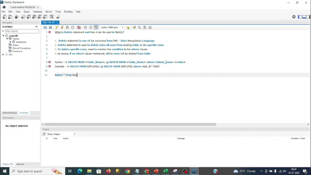 How To Use Delete Command In MySQL YouTube how-to-use-delete-command-in-mysql-youtube