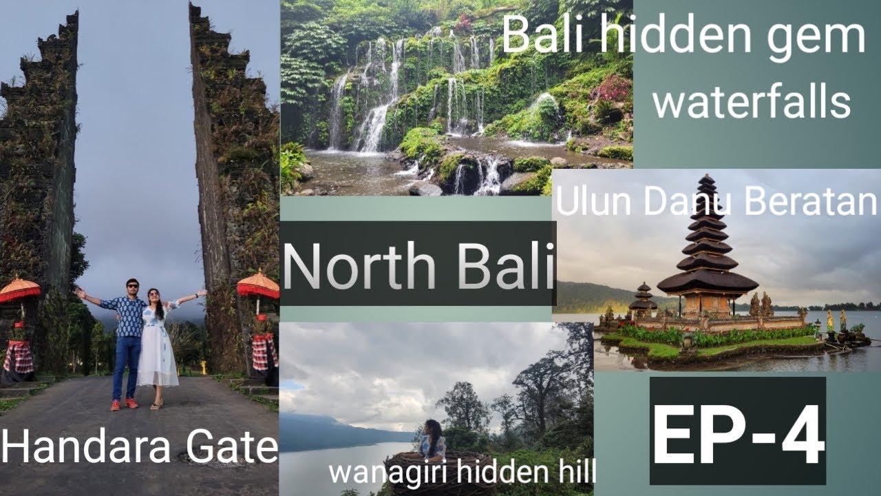 Handara Gate/Ulun Danu Baratan Temple/Banyu wana amerta Waterfall ...