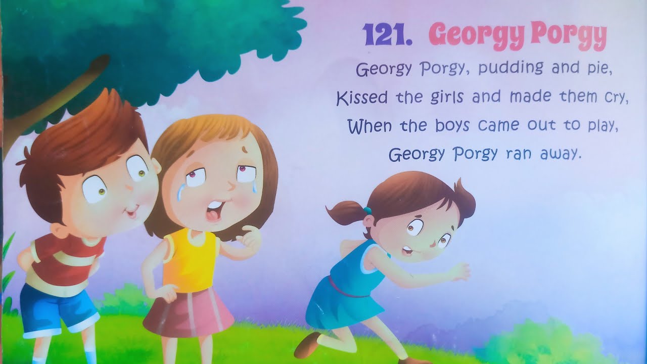Georgy Porgy | Nursery Rhymes| Songs & Poems | कॉमन राइम्स बच्चों के ...