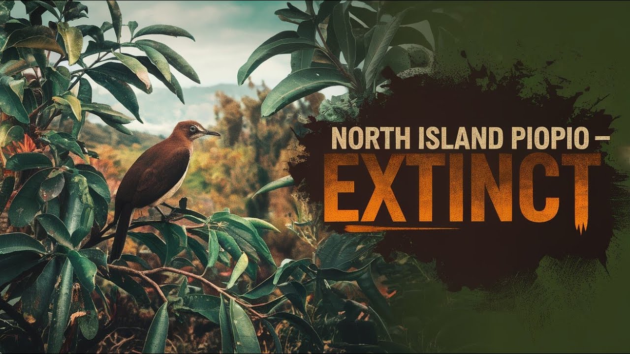 The North Island Piopio Extinct Songbird of New Zealand - YouTube
