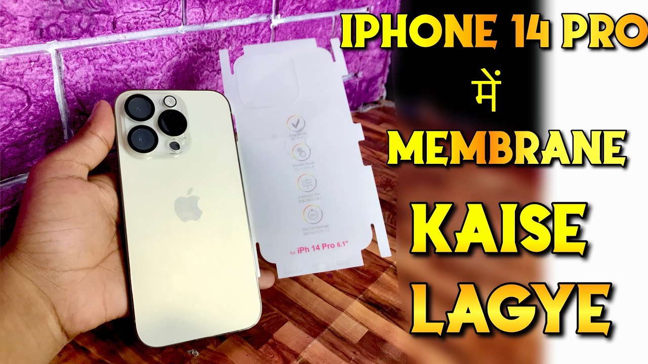Iphone 14 pro membrane | how to apply membrane on iphone | membrane ...