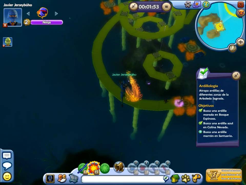 Free Realms-hiper salto de ninja con ataque - YouTube