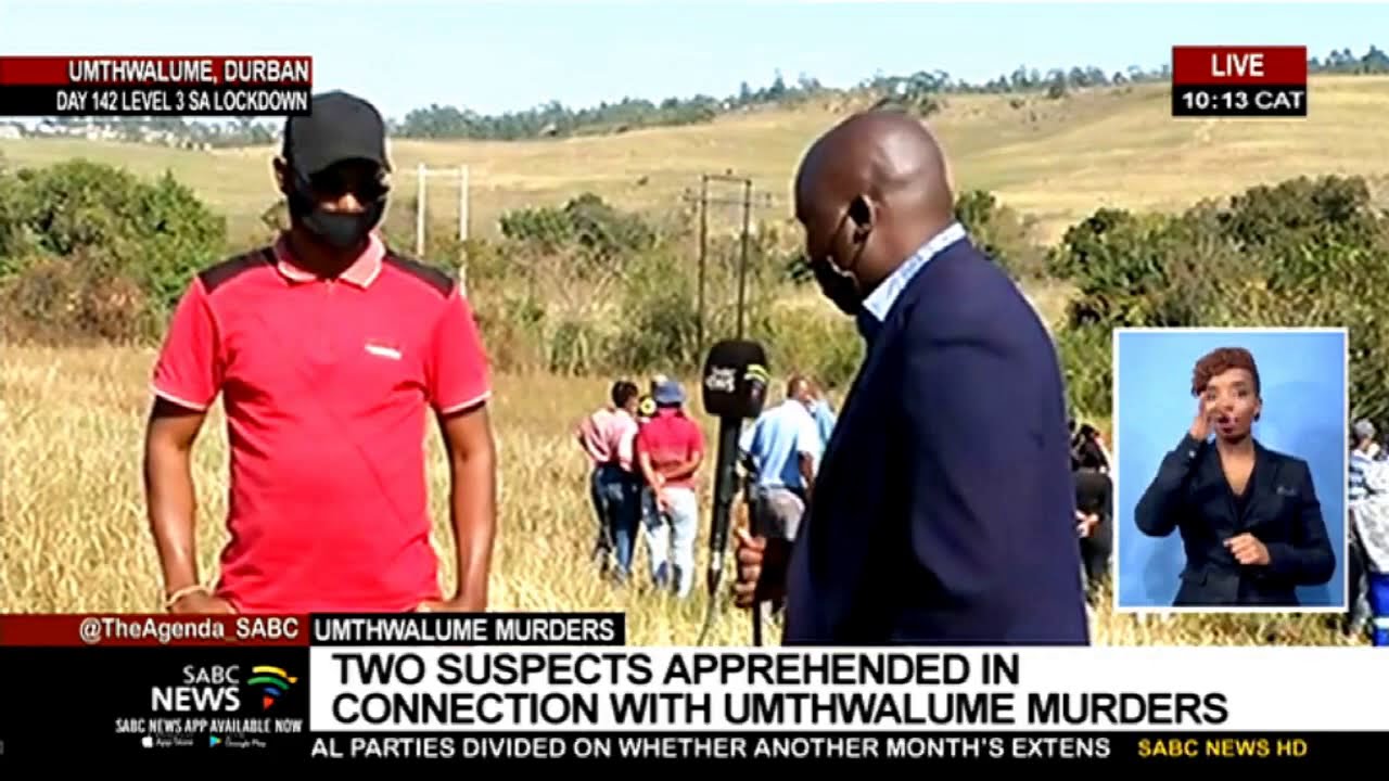 Police Minister visits the uMthwalume after serial murder cases - YouTube