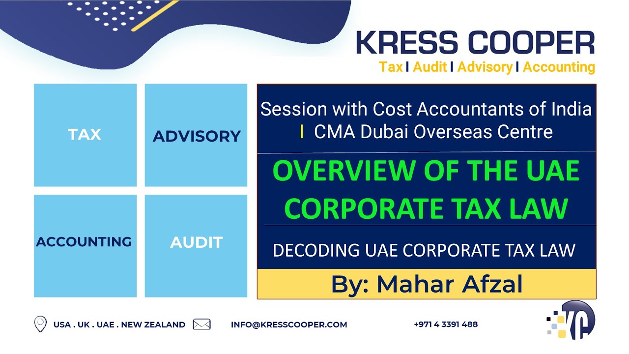 UAE CT I Overview of UAE CT Law I Session with Cost Accountants of ...