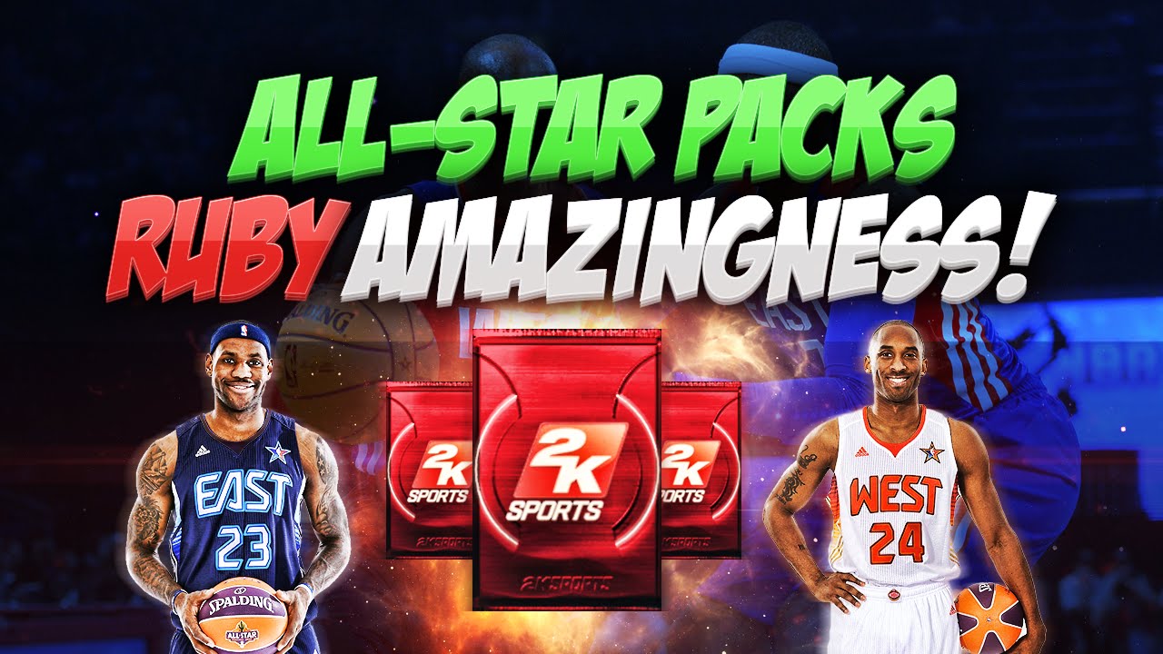 NBA 2K15 My Team Pack Opening - ALL STAR PACKS! RUBY SUPER STARS! PS4 ...