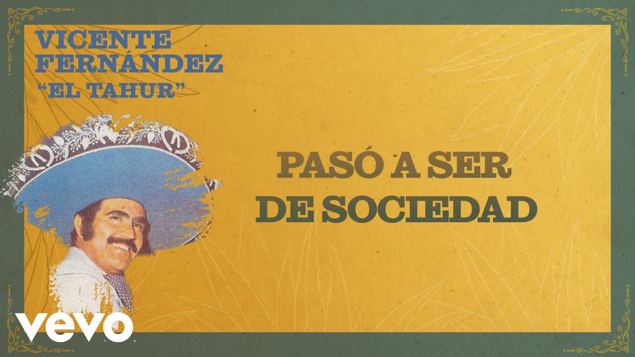Vicente Fernández - Señora de Tal (Letra/ Lyrics) - YouTube