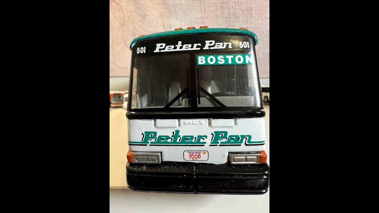 Peter Pan MCI 102DL3 Motorcoach bus by Corgi #diecast #bus - YouTube