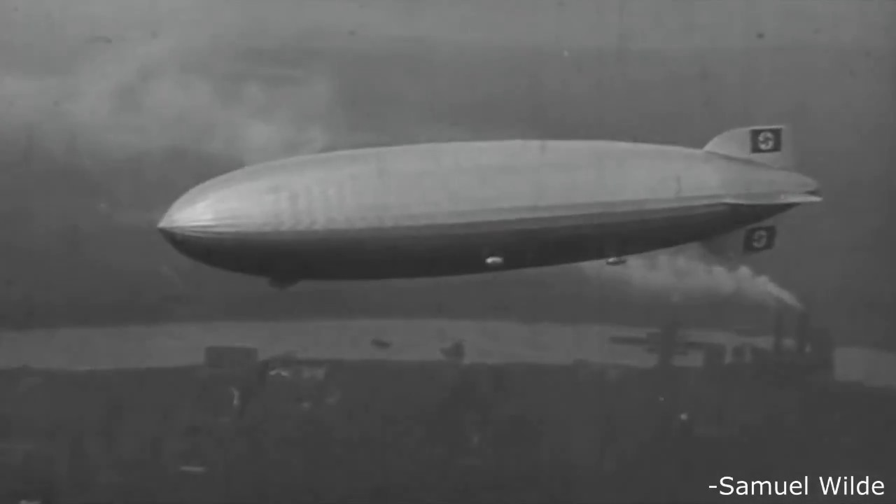 Never before seen footage of the Hindenburg Disaster. REAL! 2016! IN ...