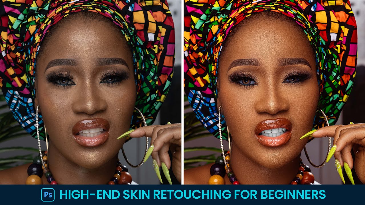 High-End Skin Retouching For Beginners | Frequency Separation Photoshop ...