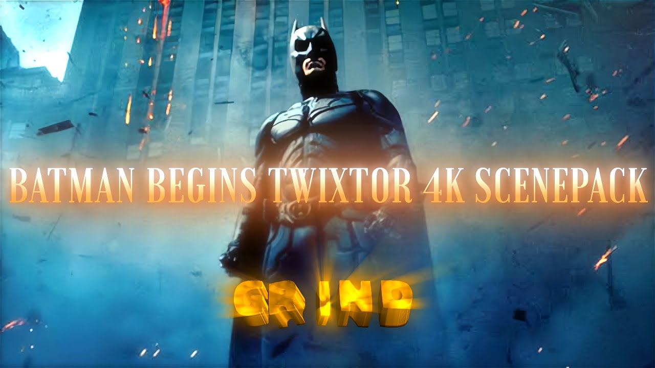 Batman | The Batman Begins | 4KTwixtor + CC | Free Clips - YouTube