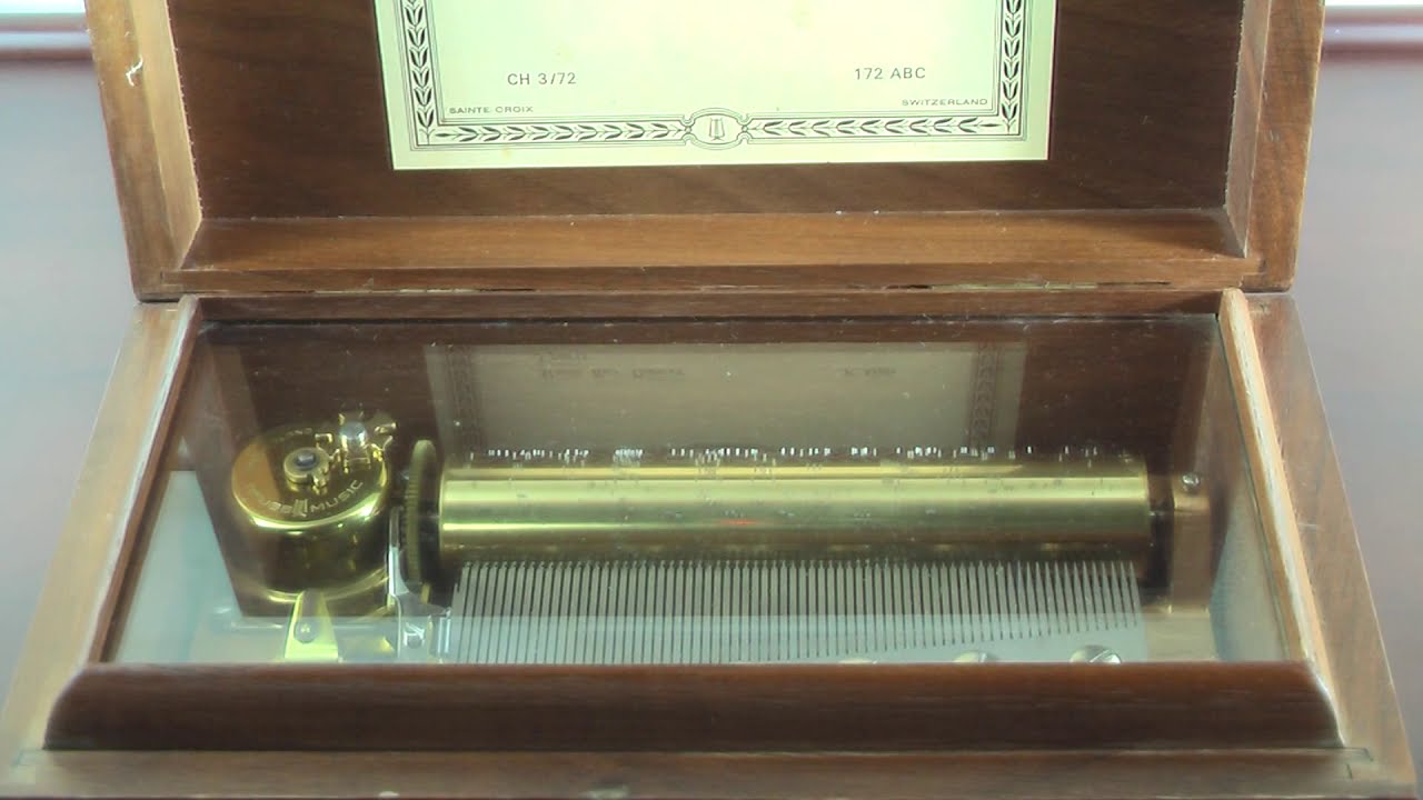 "Music Box Dancer" by Frank Mills, 72 notes 3 parts music box - YouTube