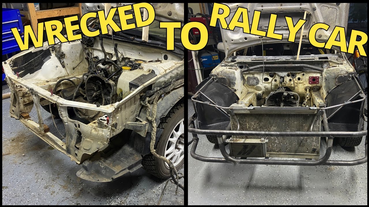 Wrecked Rally Car Rebuild In 10 Minutes Timelapse - YouTube