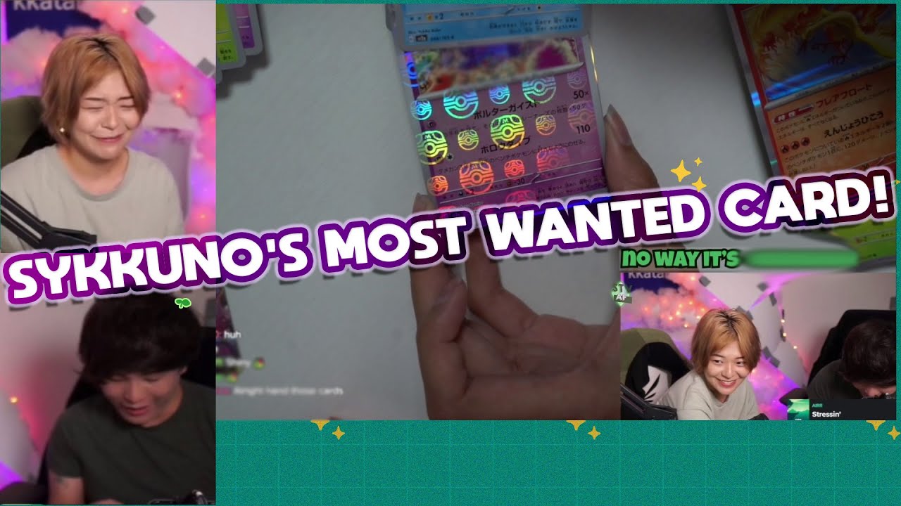Sykkuno got HIS MOST WANTED Pokemon card ever IN HIS LIFE! - YouTube