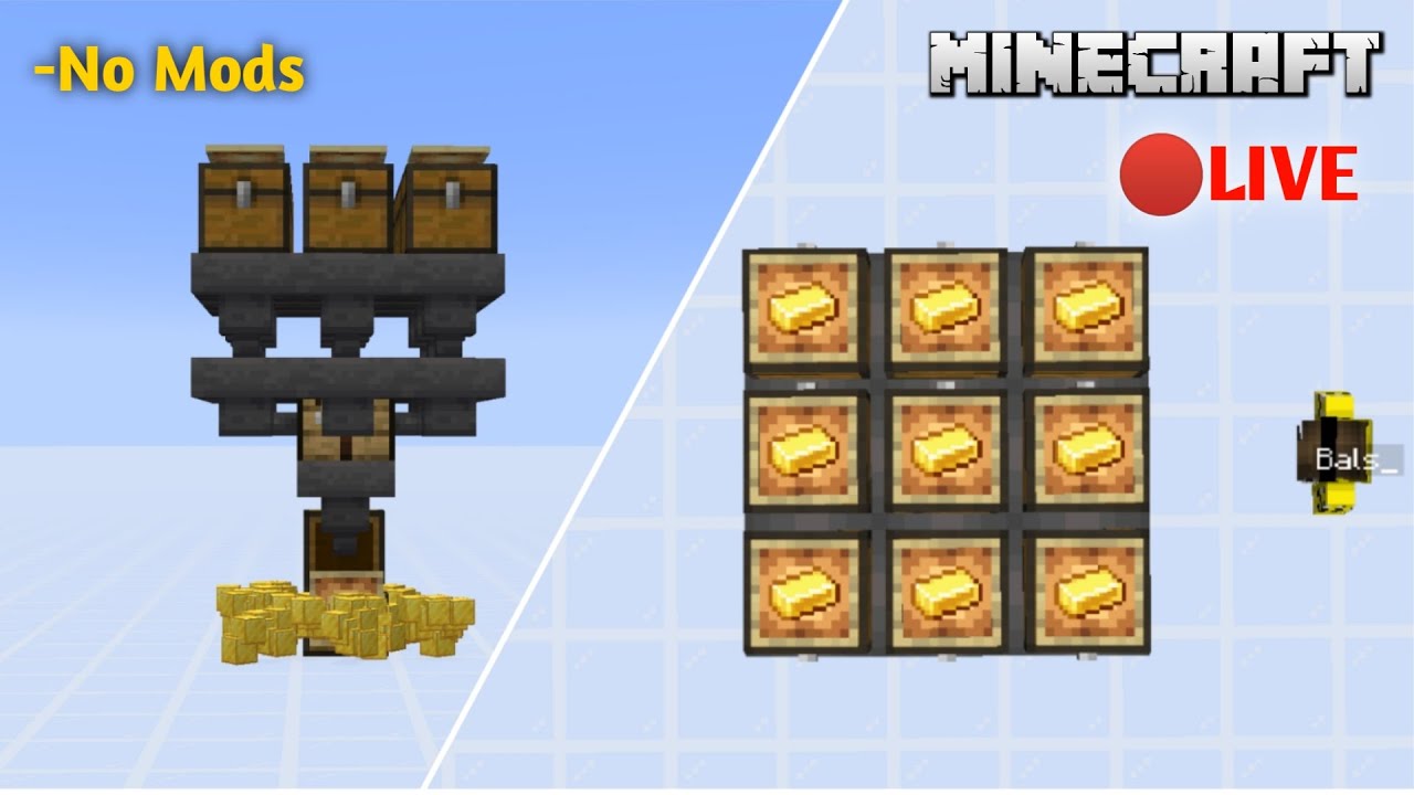 Designing a Automatic Crafting system in Minecraft | Tamil | Minecraft ...