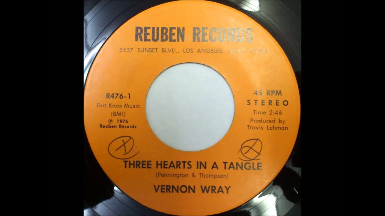 VERNON WRAY-THREE HEARTS IN A TANGLE - YouTube