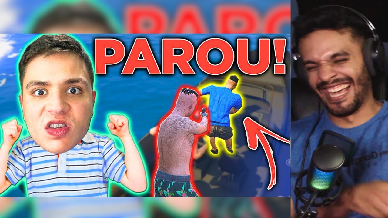 react paulinho o loko em VIREI ASS@LTANTE E FIZ UMA GANGU3 no GTA RP ...