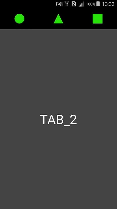 Android Loop Tabs and ViewPager - YouTube