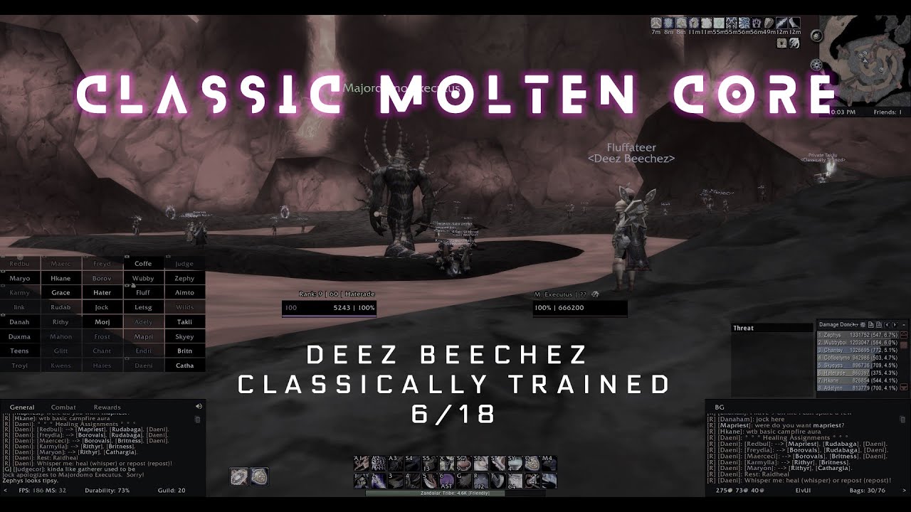 Molten Core Raid Stream 6/18 - Deez Beechez / Classically Trained ...