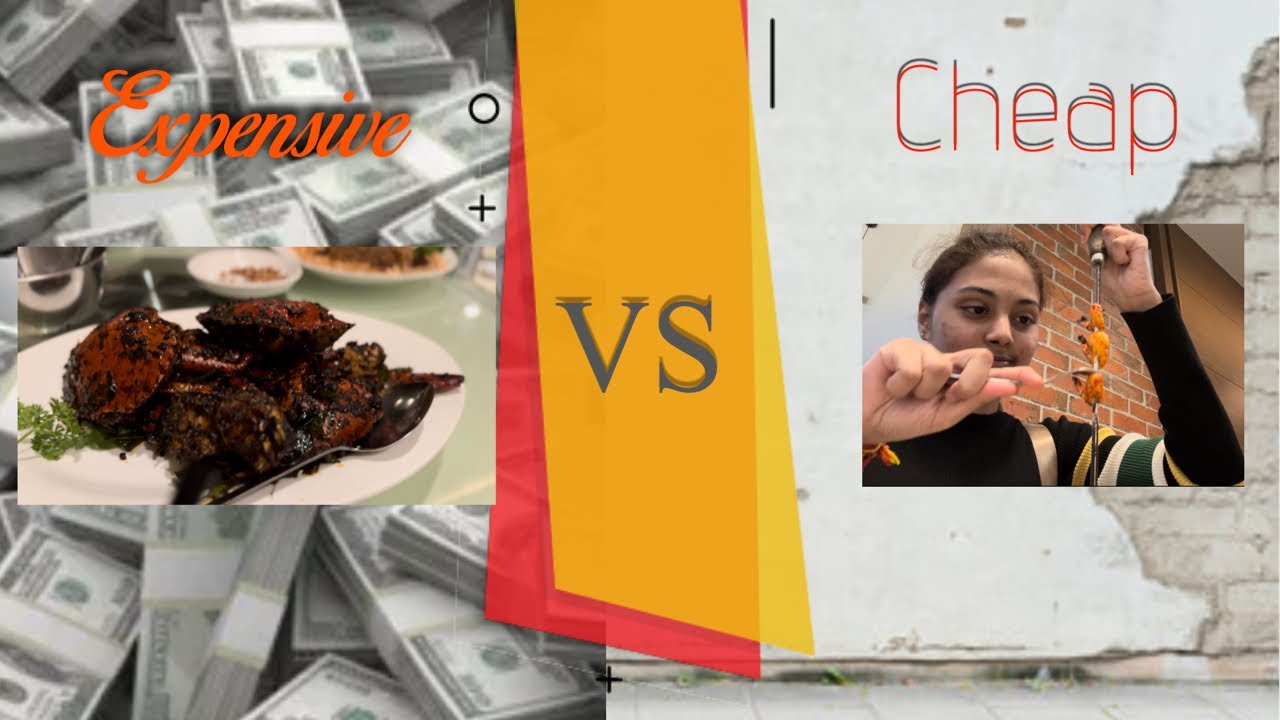 Eating CHEAP vs EXPENSIVE food - YouTube