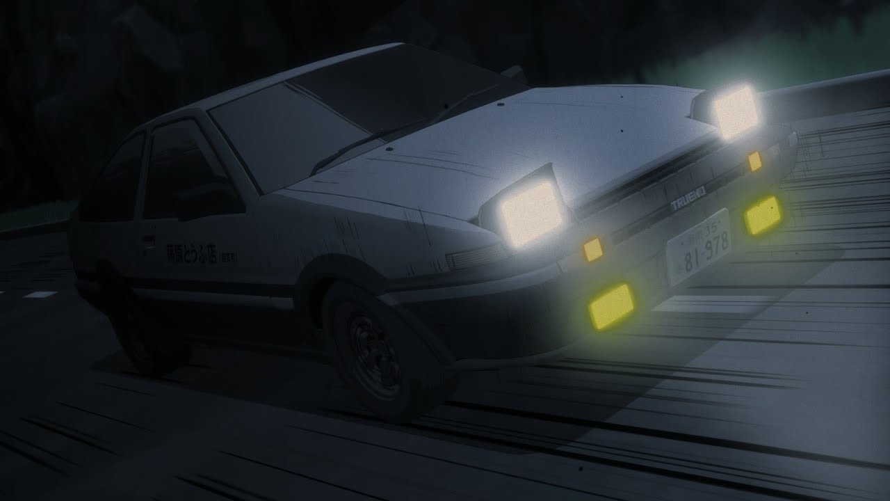 AE86 VS EG6 inital d Takumi vs Shingo Blender animation - YouTube