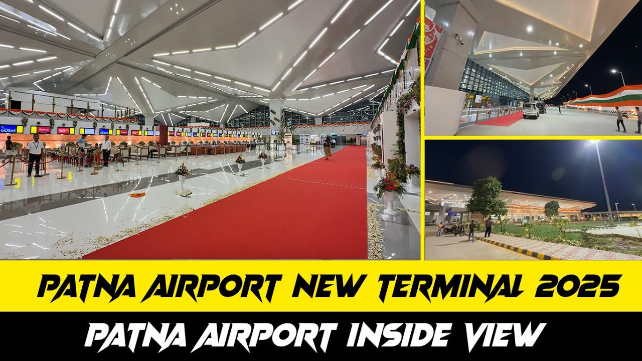 Patna Airport New Terminal 2025 | Patna Airport Inside View | Patna ...