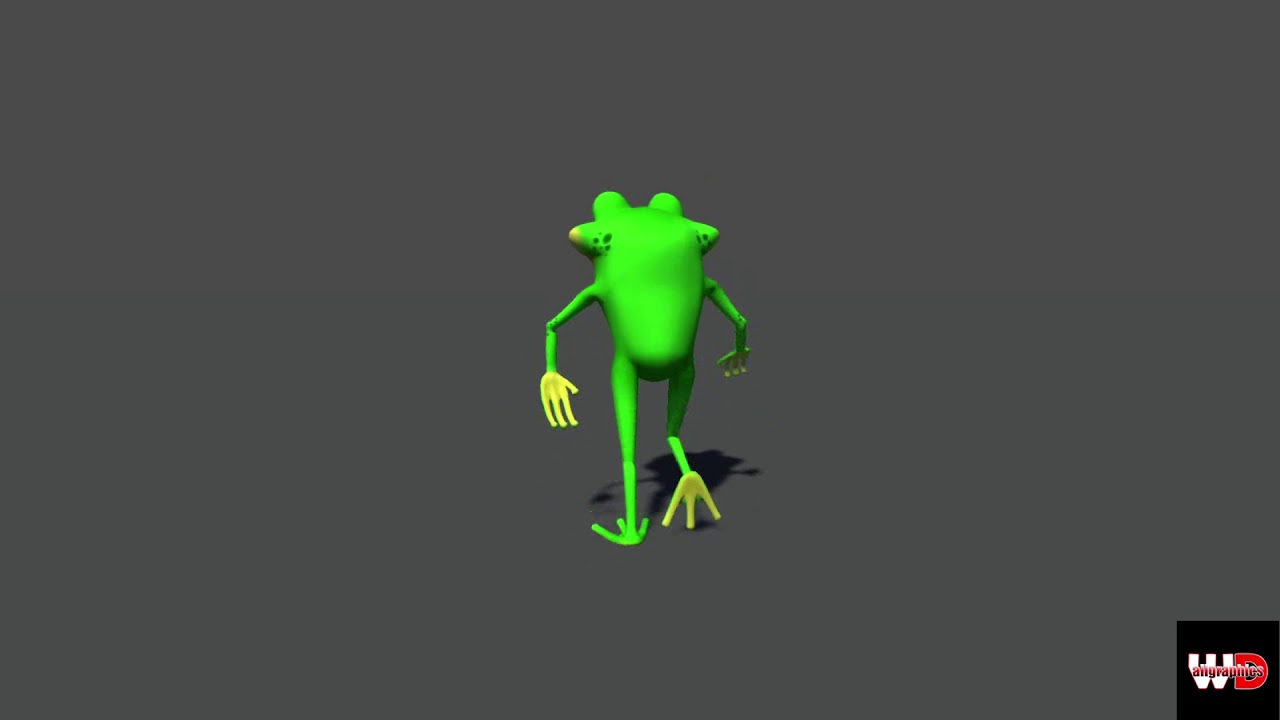 Frog Cartoon Animations Demo - YouTube