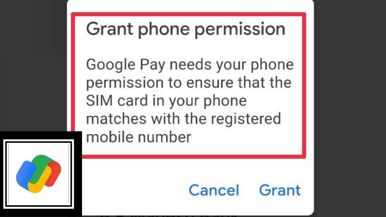 Fix Grant Phone Permission | Google Pay need Phone Permission ensure ...