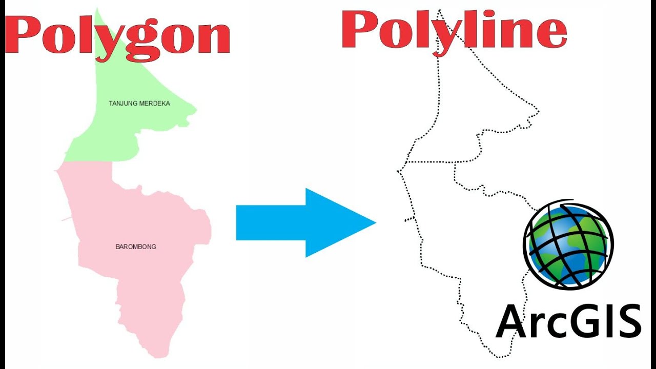 Part II Convert SHP Polygon Menjadi Polyline Di ArcGIS ArcMap YouTube Part II Convert SHP Polygon Menjadi Polyline Di ArcGIS ArcMap YouTube