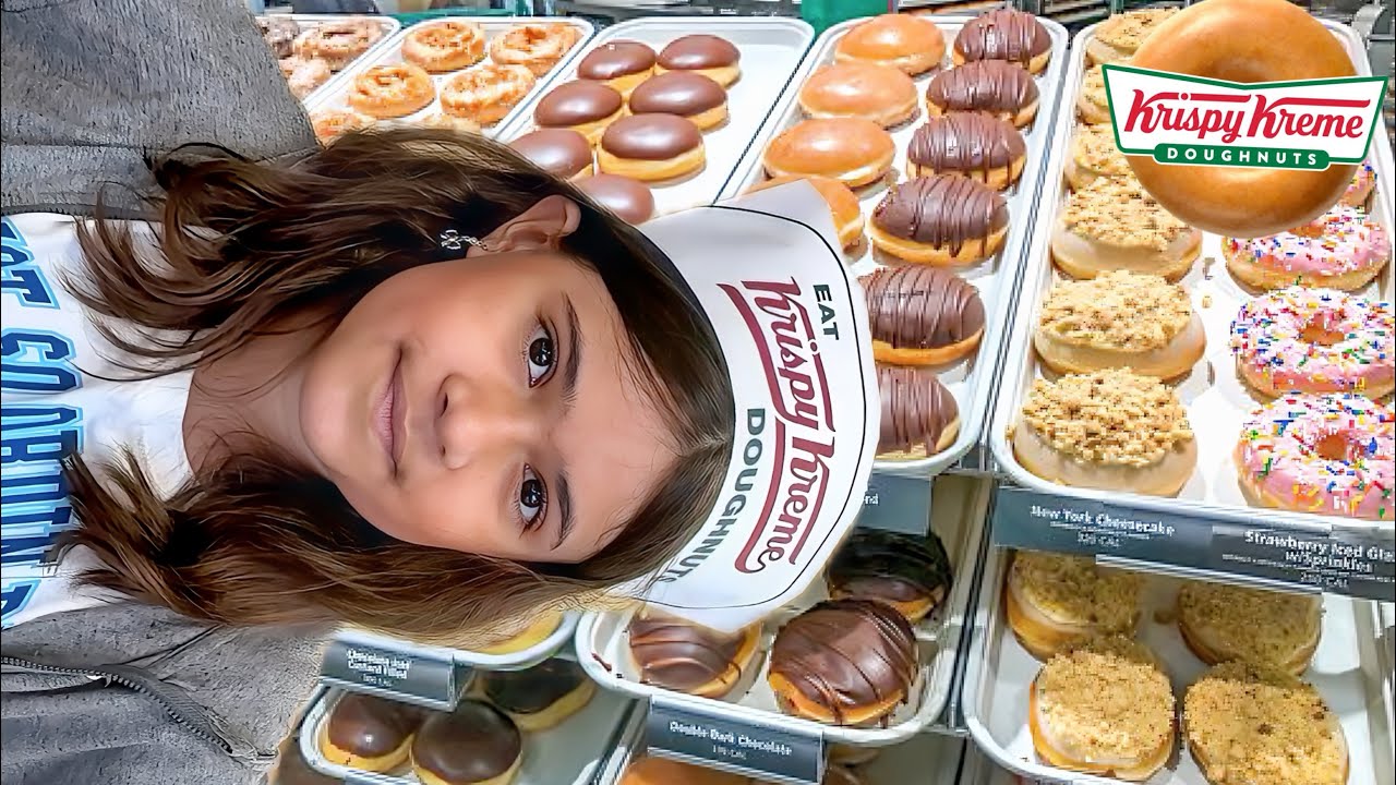 Fui conhecer a loja da Krispy Kreme que também é uma fábrica de Donuts ...