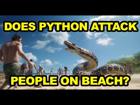 Do Python Snakes Attack People On Beach? - YouTube