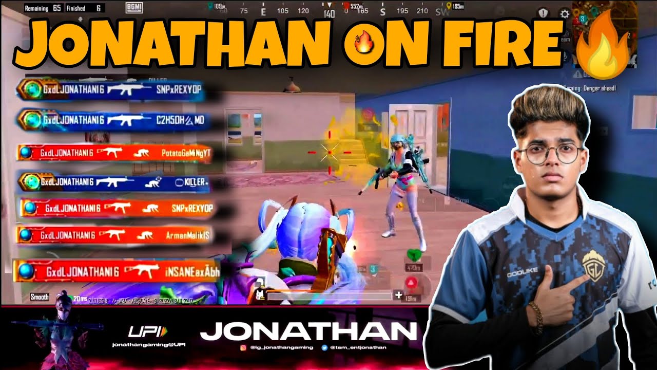 JONATHAN ON FIRE🔥 | KILL KILL KILL | JONATHAN GAMING | LoLzZz | Mayur ...