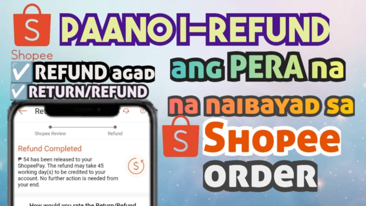 PAANO MAG REFUND SA SHOPEE | Refund sa shopee pay | Return/refund - YouTube