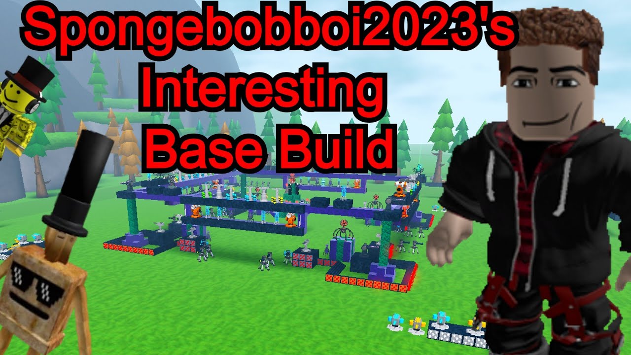 Building a Base for Spongebobboi2023 in Zombie Defense - Roblox - YouTube