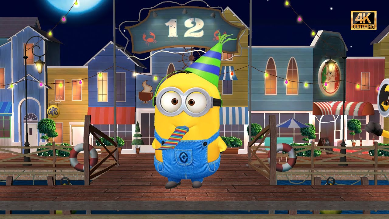 Minion Rush Partier minion visit Secret Area 20 times Pier 12 [PC 60FPS ...