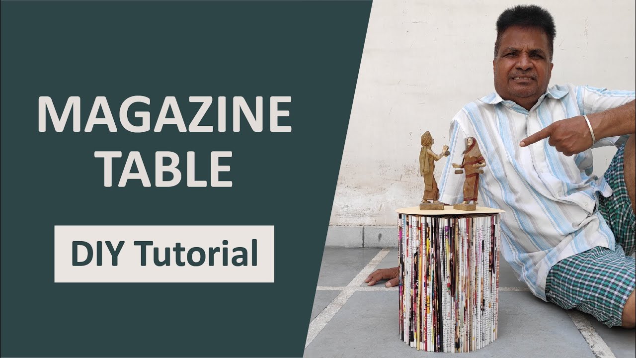 DIY Tutorial | Magazine table | Deep Arts - YouTube