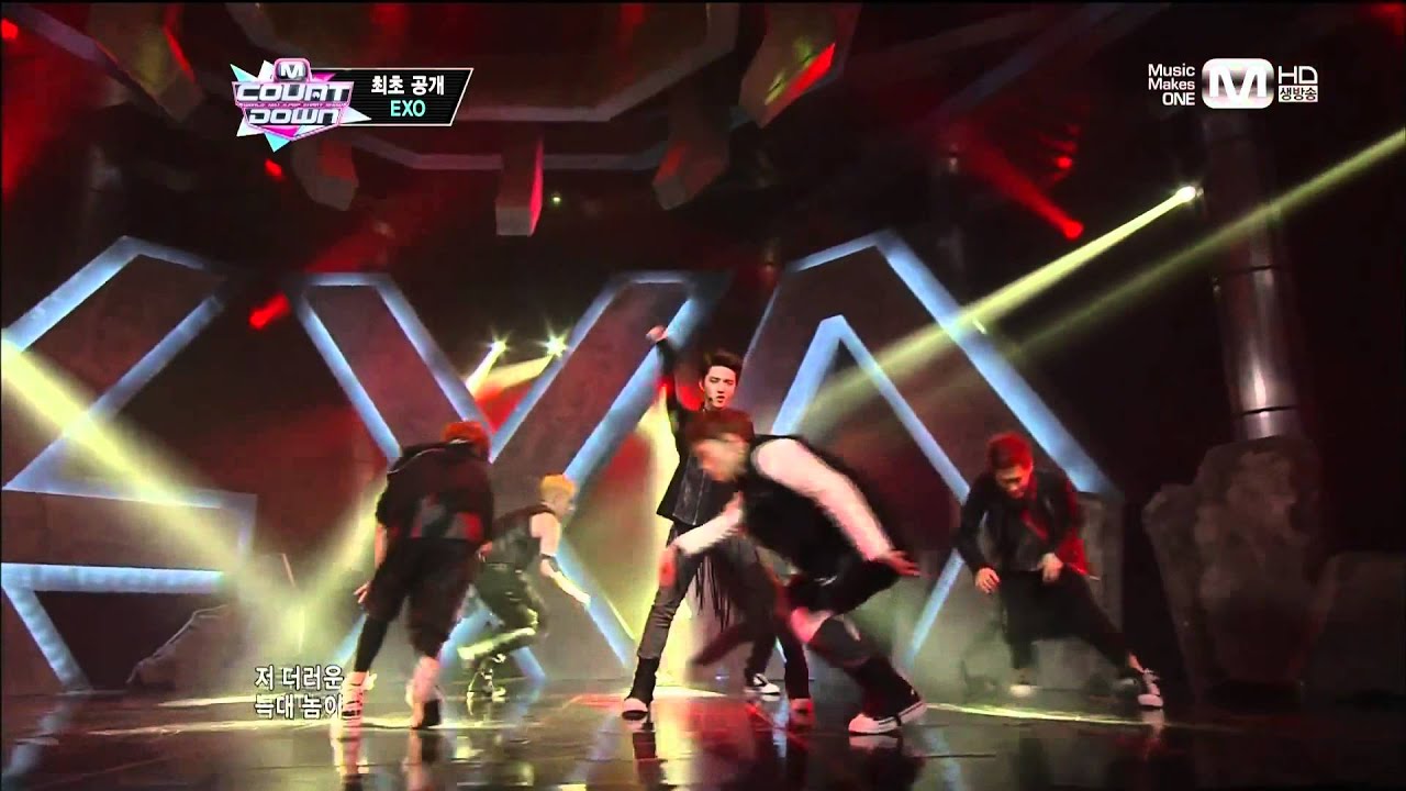 [1080p]130530 EXO - Intro + Wolf (Comeback Stage) @ M!Countdown - YouTube