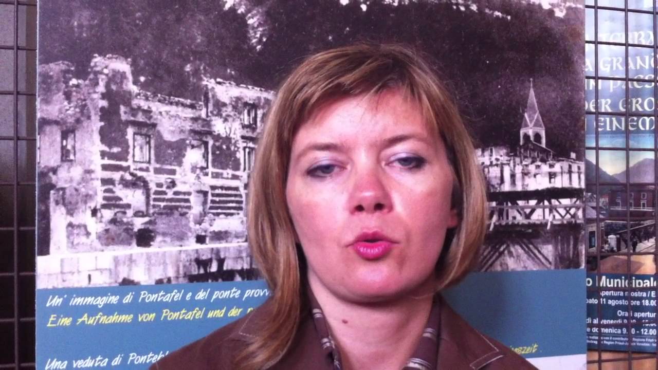 ISABELLA DE MONTE MOSTRA PONTE PONTEBBA PRIMA E DOPO BIG GUERRA - YouTube
