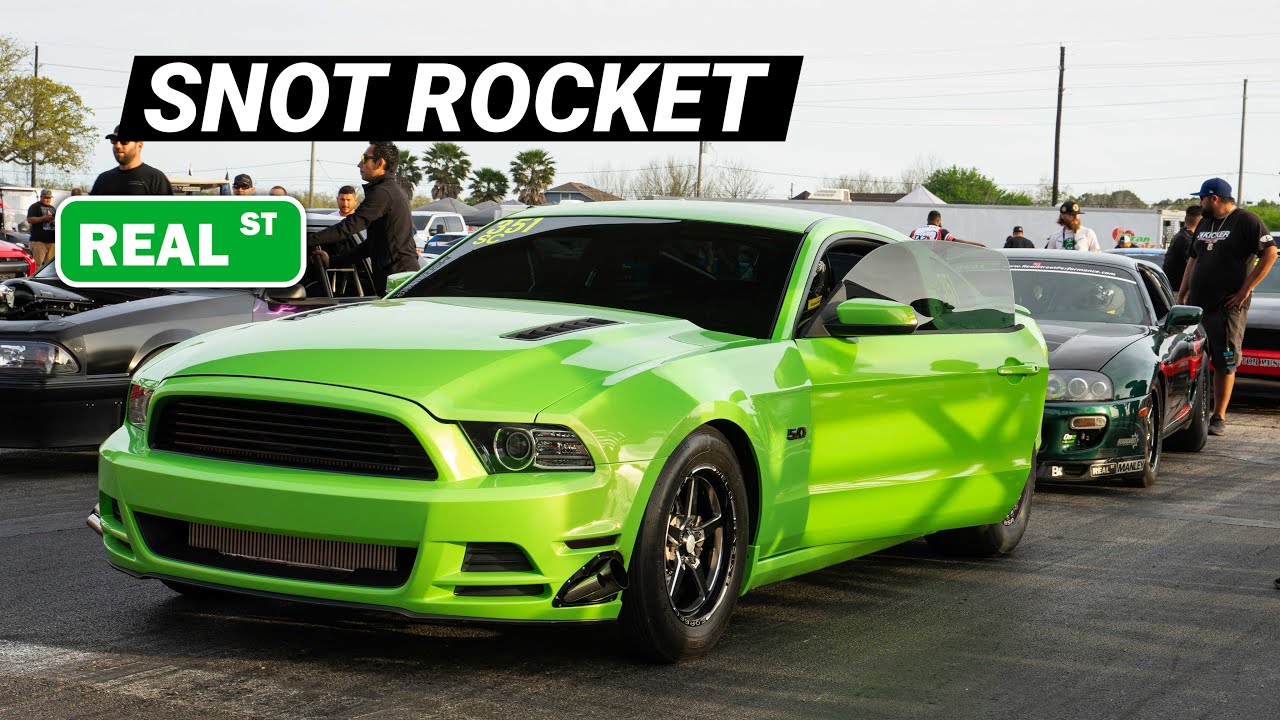 Snot Rocket 7 sec Mustang gets Motec tuned by Real Street Jay - YouTube