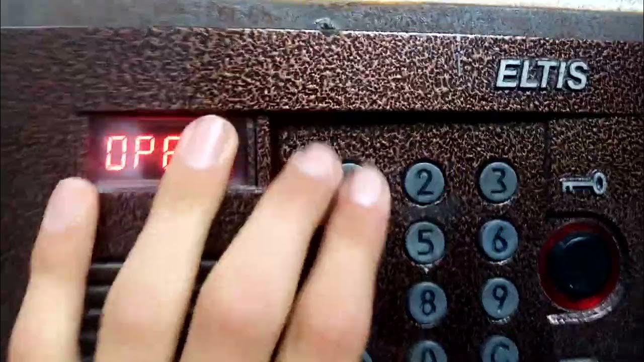 Домофон Eltis DP400TDC16 - YouTube