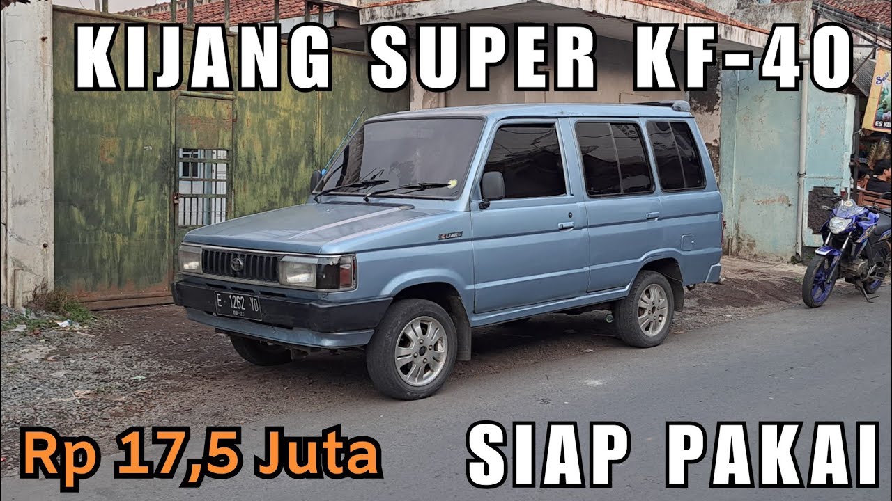 REVIEW TOYOTA KIJANG SUPER KF 40 TAHUN 1988 || 5 SPEED & CAKRAM - YouTube