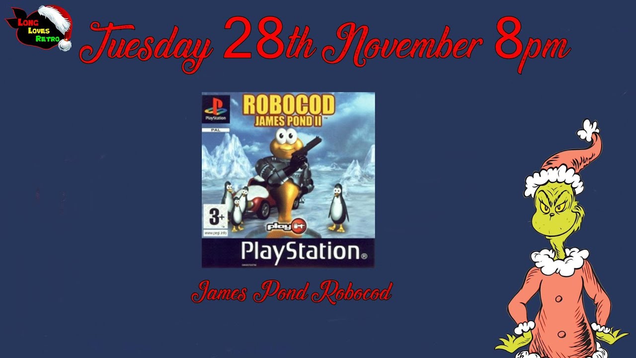 James Pond 2 Robocod - The 8 Streams of Christmas Part 2 - 28.11.2023 ...