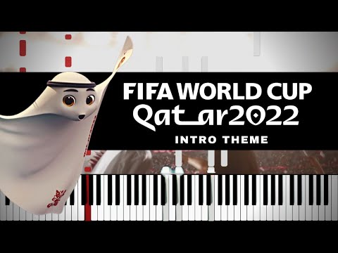 2022 FIFA World Cup Qatar TV Opening - Piano Tutorial