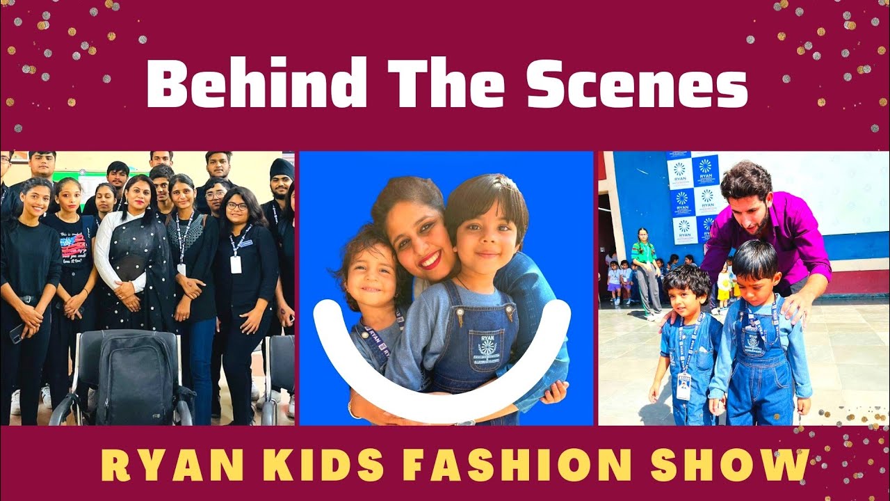 Behind the Scene | Ryan Kids Fashion Show | Reality of the Show - YouTube