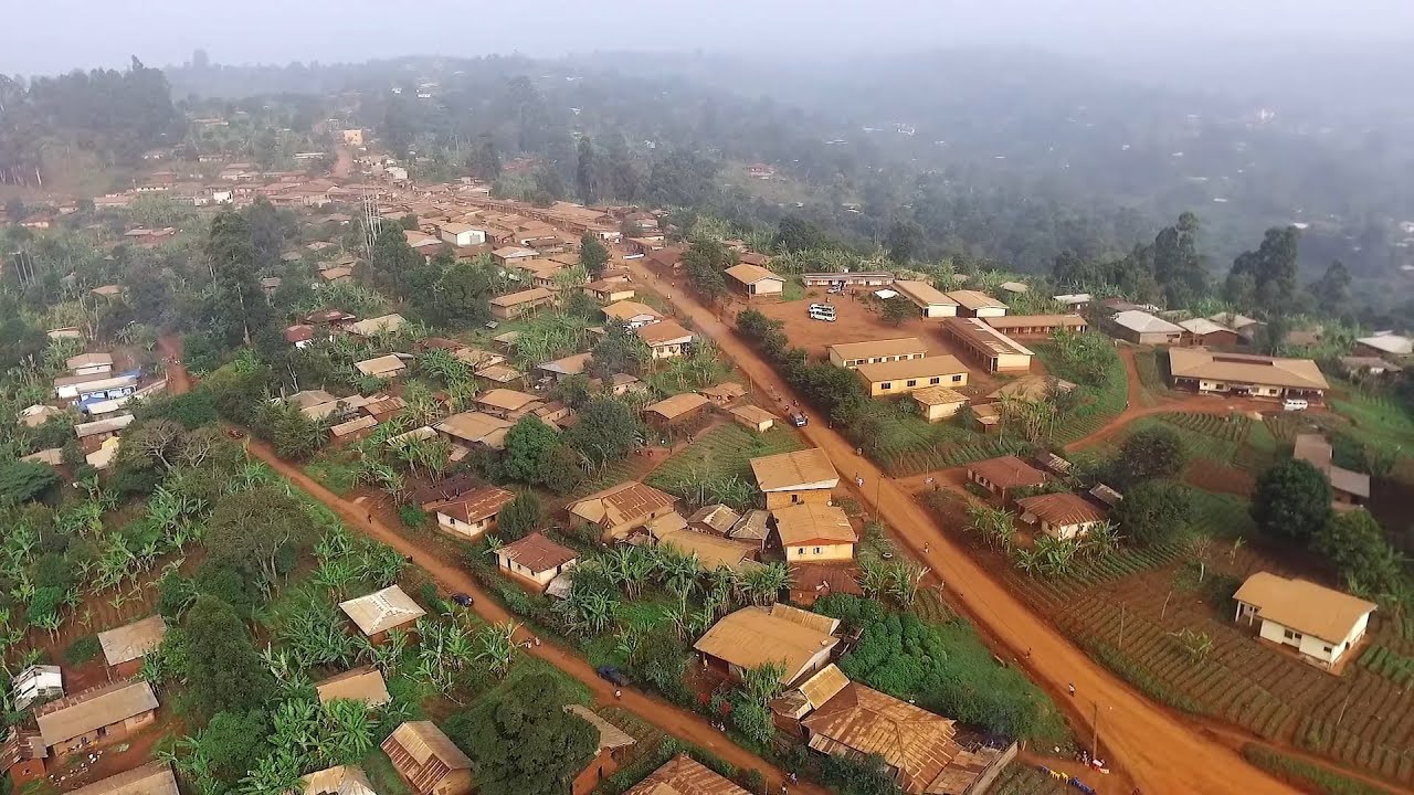 Paysage Ouest Cameroun Village Bangang Drone HD - YouTube